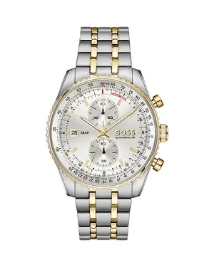 Hugo Boss Skytraveller Chronograph, 43mm - Silver