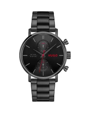 Hugo Boss Takeoff Watch, 43mm - Black