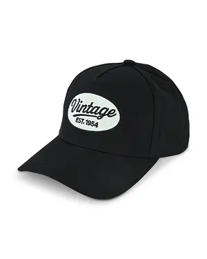 Vintage Havana Vintage Trucker Hat - Black