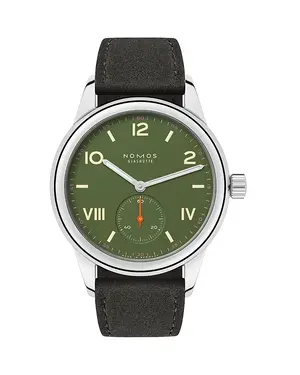 NOMOS GLASHUTTE Club Campus All Olive Watch, 36mm - Green