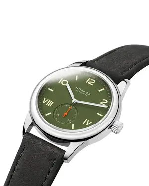 NOMOS GLASHUTTE Club Campus All Olive Watch, 36mm