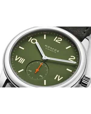 NOMOS GLASHUTTE Club Campus All Olive Watch, 36mm
