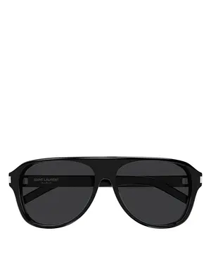 Saint Laurent Pilot Sunglasses, 59mm