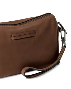 Zegna Secondskin Leather Pouch