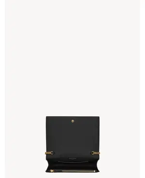 Saint Laurent Cassandre Envelope Chain Leather Wallet