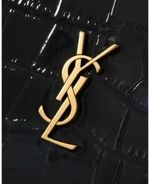 Saint Laurent Cassandre Envelope Chain Leather Wallet