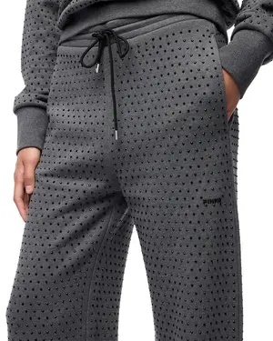 Pinko Cotton Studded Drawstring Pants