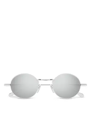 Chloé Round Mirrored Sunglasses, 44mm