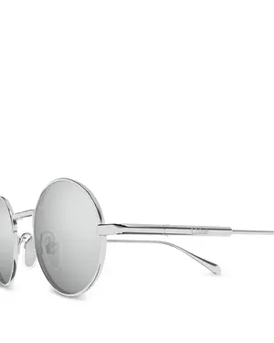 Chloé Round Mirrored Sunglasses, 44mm