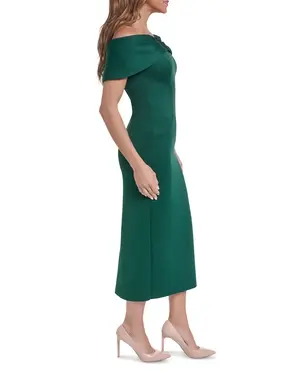 Eliza J Off-the-shoulder Fitted Dress
