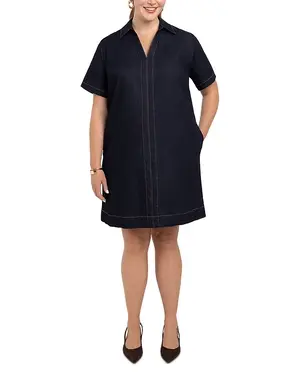 ESTELLE Avah Cotton Collared Dress