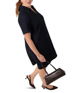 ESTELLE Avah Cotton Collared Dress