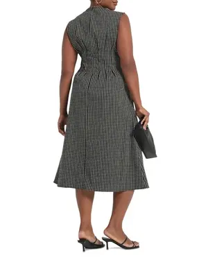 ESTELLE Bobbie Pleated Waist Midi Dress