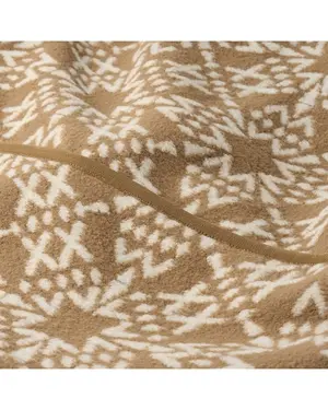 UGG Bright Snap Front Sherpa Fleece Jacket - Sand