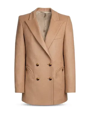 BLAZÉ MILANO Cholit Everyday Double Breasted Blazer - Camel