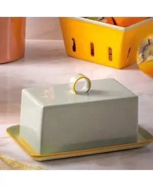 BE HOME Harlow Bright Butter Dish