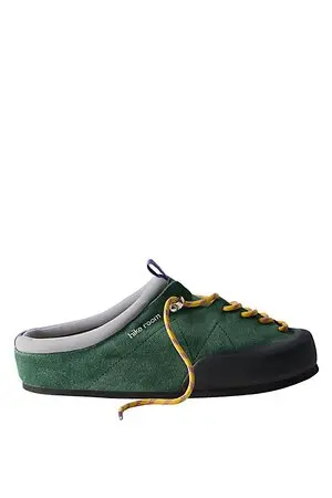 HIKE ROOM Ever Rest Slip-on Mules - Pine Green