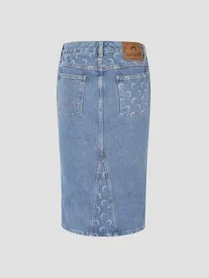 MARINE SERRE Moonlight Wash Skirt