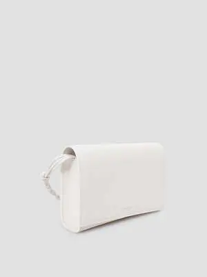 JIL SANDER Tangle Mini Wallet - Eggshell
