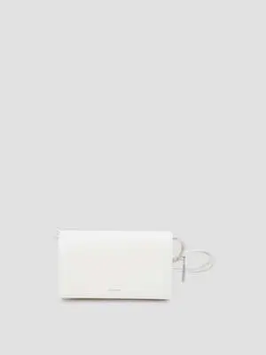 JIL SANDER Tangle Mini Wallet - Eggshell