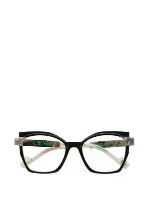 ETNIA BARCELONA Chroma Geometric-frame Glasses - Black