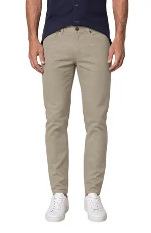 Robert Talbott Fernando Comfort Stretch Linen Blend 5 Pocket - Stone
