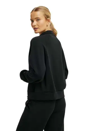 Cotton:on Active Ultimate Soft Funnel Neck Jacket - Black