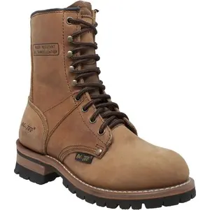 ADTEC 9" Logger Boots - Brown