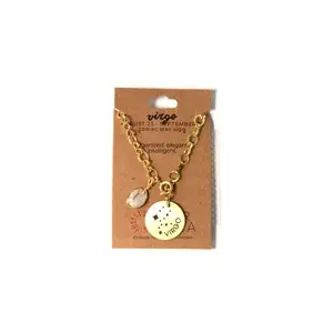 FAIR ANITA Zodiac Star Sign Necklacevirgo - Gold