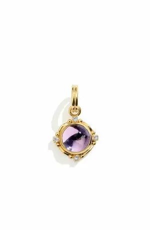 SYNA JEWELS Axia Charm Amethyst