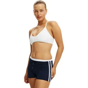 Cotton:on Active Ultra Soft T Bar Crop - White