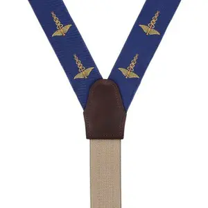 Trafalgar Medical Marvel Novelty Silk Button End Suspenders