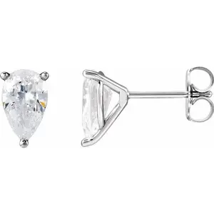 IVY & PEARL CO. 3 Ct Lab-grown Diamond Cocktail-style Earrings In 14k Gold - White
