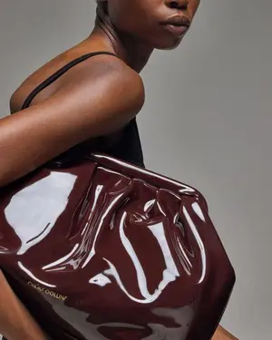 Chuks Collins The Eden Gather Clutch - Fig