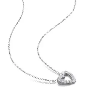 JULIANNA B. Lab-grown Diamond Heart Pendant Necklace
