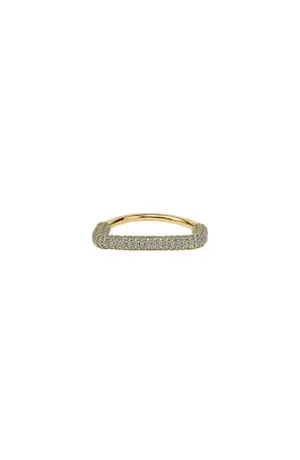 BEARFRUIT JEWELRY Alamoana Dainty Sculpted Ring Trendy Minimalist Statement - Gold