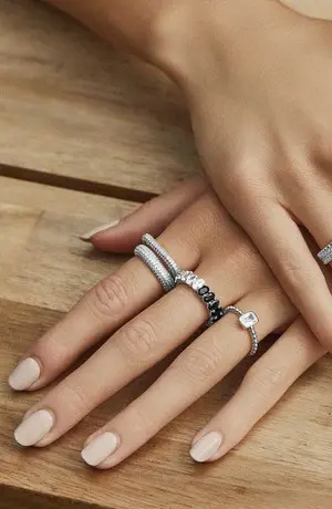 BEARFRUIT JEWELRY Alamoana Dainty Sculpted Ring Trendy Minimalist Statement