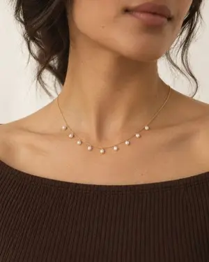 IVY & PEARL CO. Freshwater Pearl " Necklace