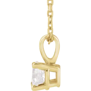 IVY & PEARL CO. 1 Ct Lab-grown Diamond " Necklace