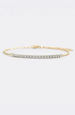MINT & LILY Petite Line Bracelet - Gold