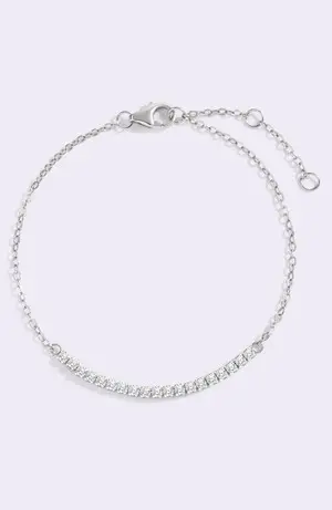 MINT & LILY Petite Line Bracelet - Silver
