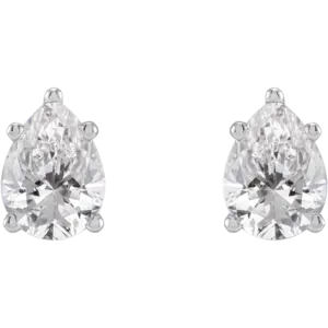 IVY & PEARL CO. 1 1/3 Ct Lab-grown Diamond Earrings In 14k Gold - White