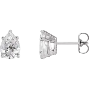 IVY & PEARL CO. 1 1/3 Ct Lab-grown Diamond Earrings In 14k Gold