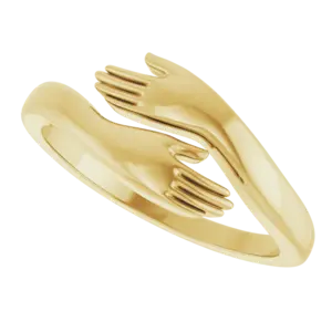 IVY & PEARL CO. Hug Ring In 14k - Gold