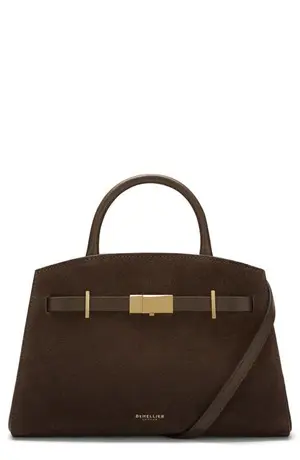 DEMELLIER The Small Hudson Leather Suede Bag