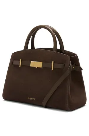 DEMELLIER The Small Hudson Leather Suede Bag
