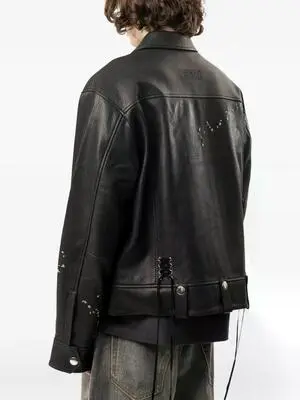 DOMREBEL Roses Lambskin Jacket