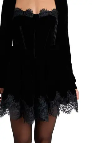 Bardot Austen Lace Detail Minidress