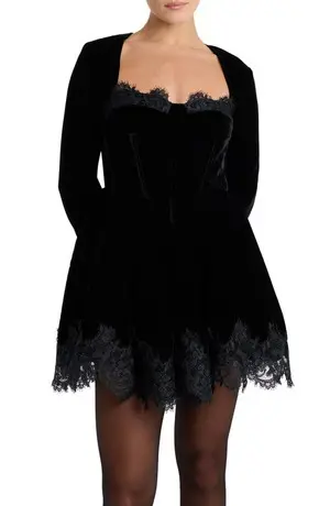 Bardot Austen Lace Detail Minidress