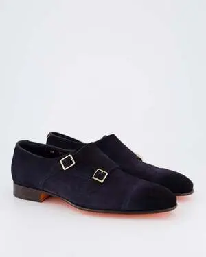 Santoni Double-buckle Loafers